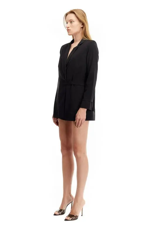MOTHER OF ALL Phoebe Blazer Mini Dress - Black
