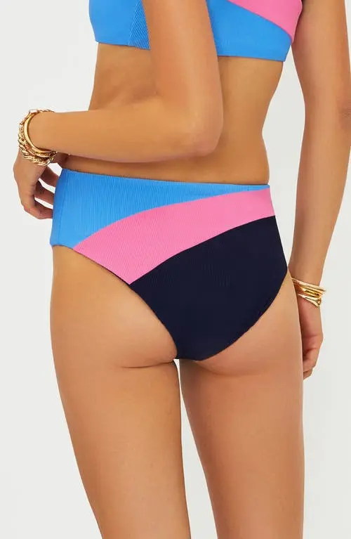 Beach Riot Evie Rib Colorblock Bikini Bottom