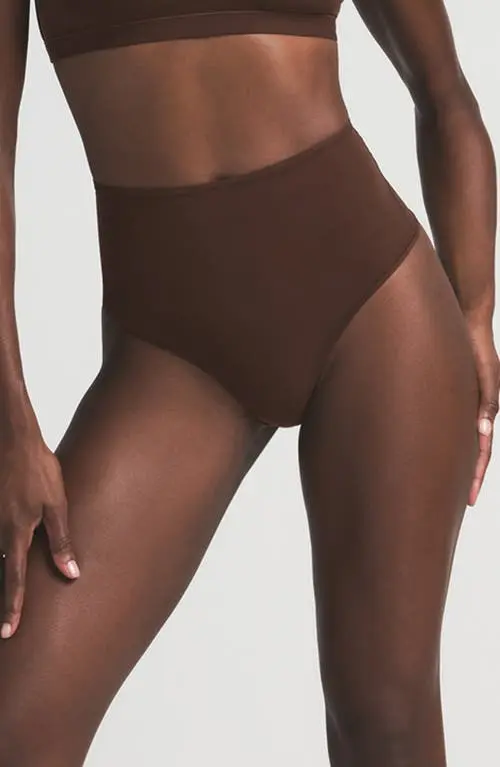 SKIMS Fits Everybody High Waist Thong - Cocoa