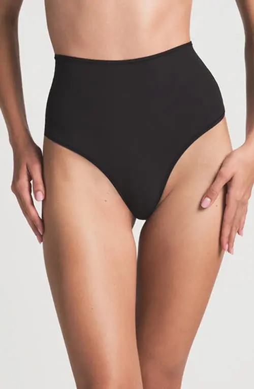 SKIMS Fits Everybody High Waist Thong - Onyx