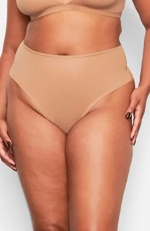 SKIMS Fits Everybody High Waist Thong - Sienna