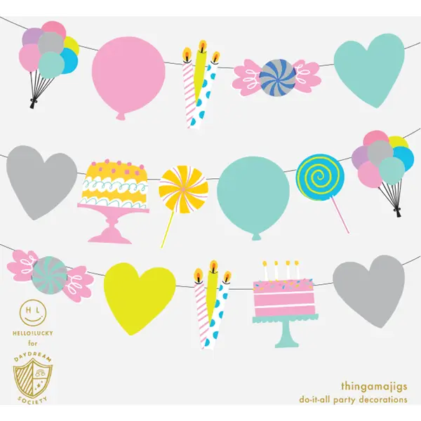 DAYDREAM SOCIETY It's A Birthday Decoration - Assorted Pre-pack