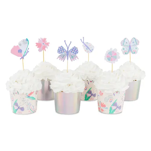 DAYDREAM SOCIETY Butterfly Cupcake Decorating Set - Assorted Pre-pack