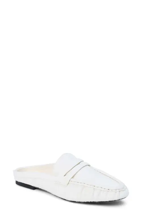 Matisse Porta Penny Loafer Mule - White