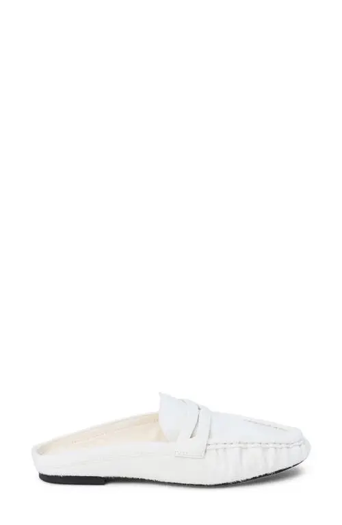 Matisse Porta Penny Loafer Mule - White