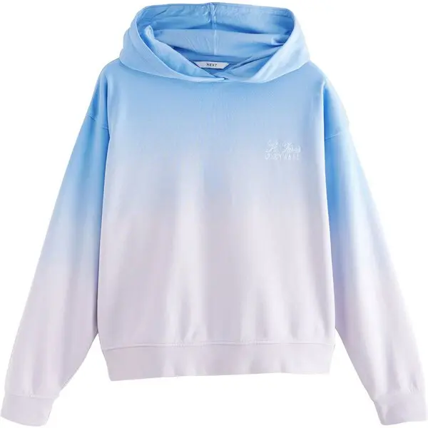 NEXT Ombré Hooded Sweatshirt - Blue