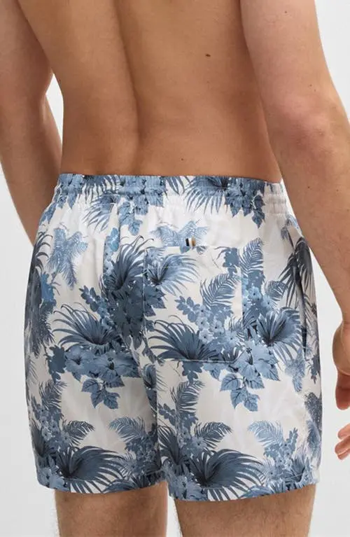 BOSS Piranha Swim Trunks - Open Blue