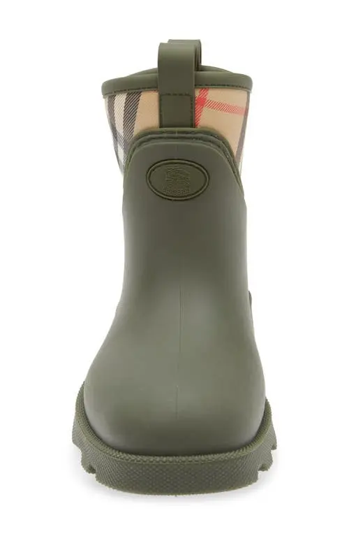 Burberry Marsh Stamp Short Rain Boot - Loch