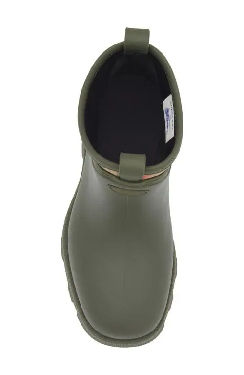 Burberry Marsh Stamp Short Rain Boot - Loch
