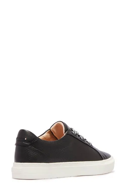 FRANKIE4 Leather Sneaker - Black Tumbled