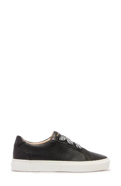 FRANKIE4 Leather Sneaker - Black Tumbled