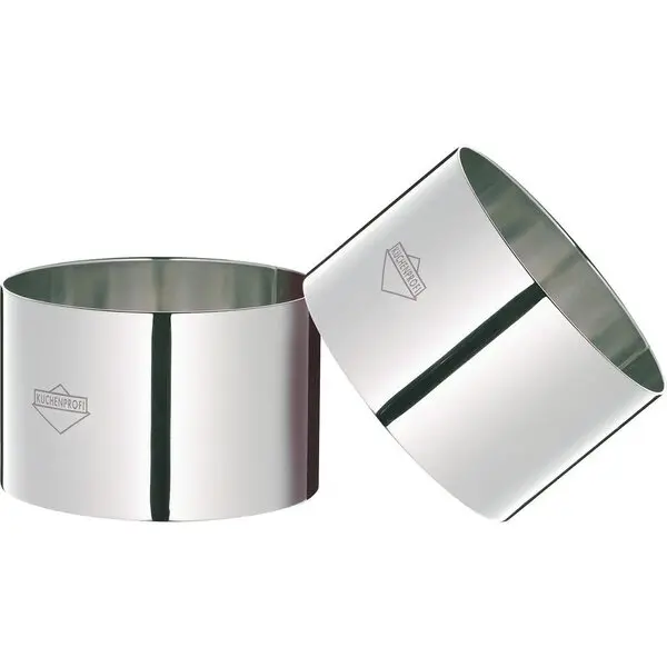 KUCHENPROFI Cooking Ring Molds, 4 Piece Set, 3-inch