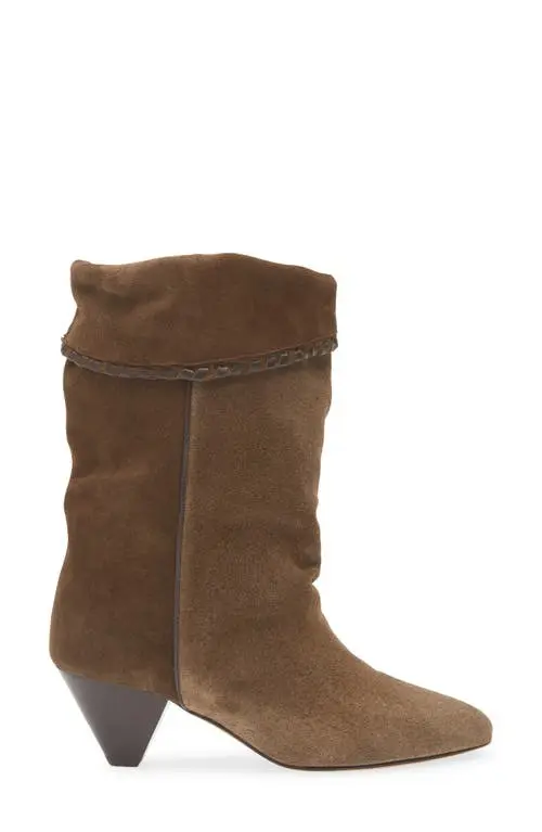 Isabel Marant Dalby Slouchy Boots - Bronze