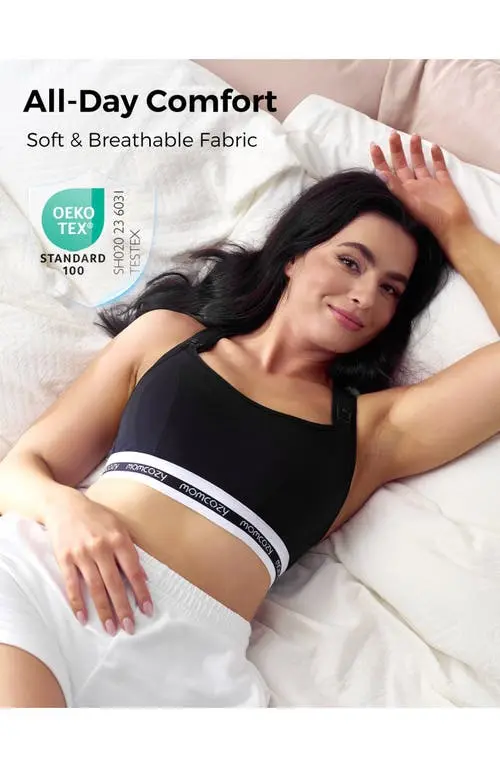 MOMCOZY Low Impact Nursing Sports Bra