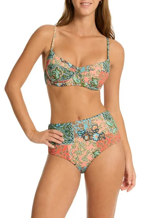 SEA LEVEL Java High Waist Bikini Bottoms
