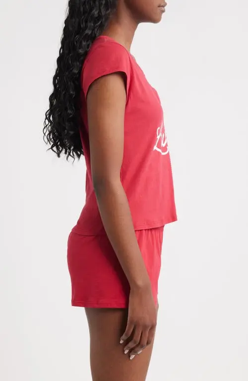 BELLA VENICE Graphic Cotton T-shirt