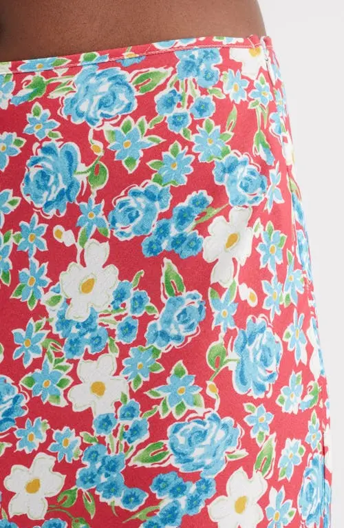 BELLA VENICE Floral Midi Skirt