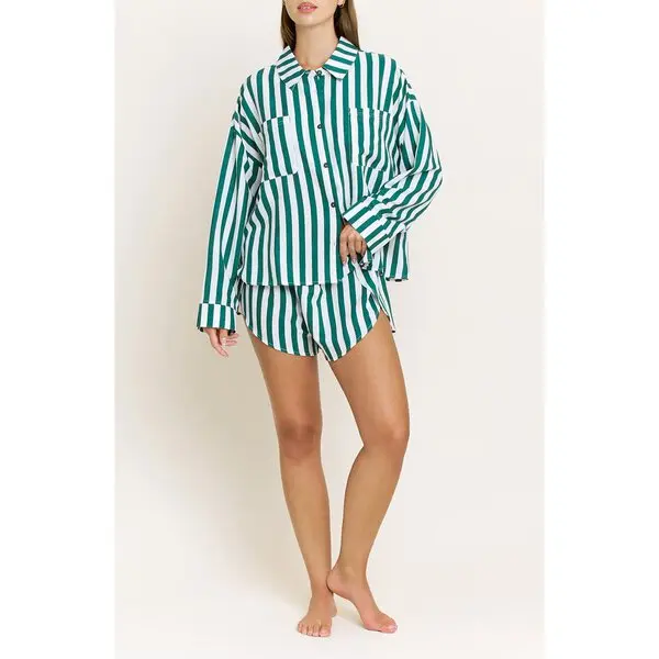 Honeydew Intimates Striped Pajama Set - Mistletoe Stripe
