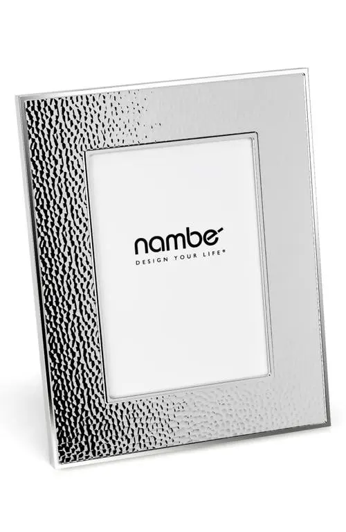 NAMBE Hammered 5 X 7-inch Picture Frame - Silver