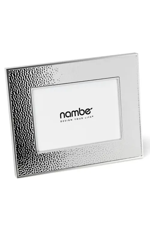 NAMBE Hammered 5 X 7-inch Picture Frame - Silver