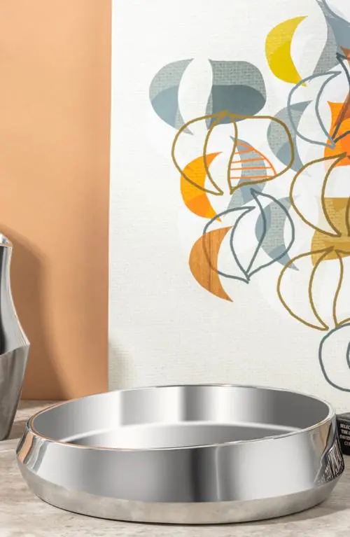 NAMBE Symphony Low Bowl - Silver