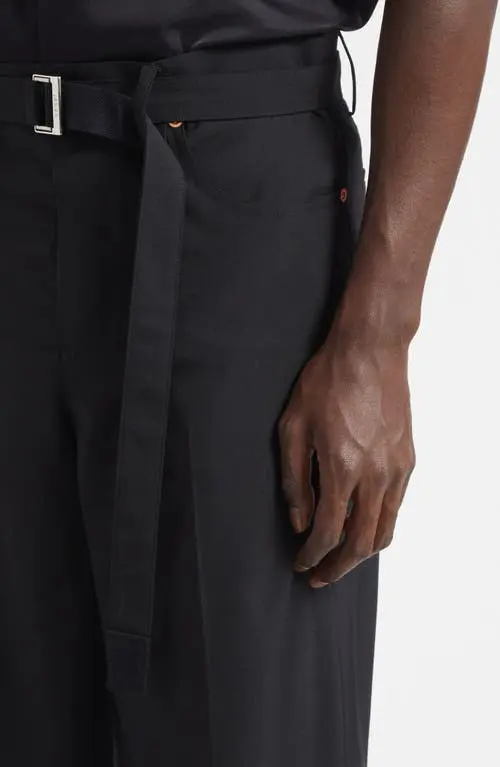 Sacai Belted Five-pocket Suiting Trousers