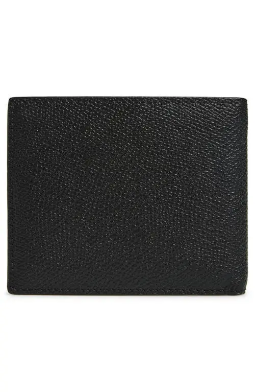 Valentino Garavani Vlogo Signature Bifold Leather Wallet - Black