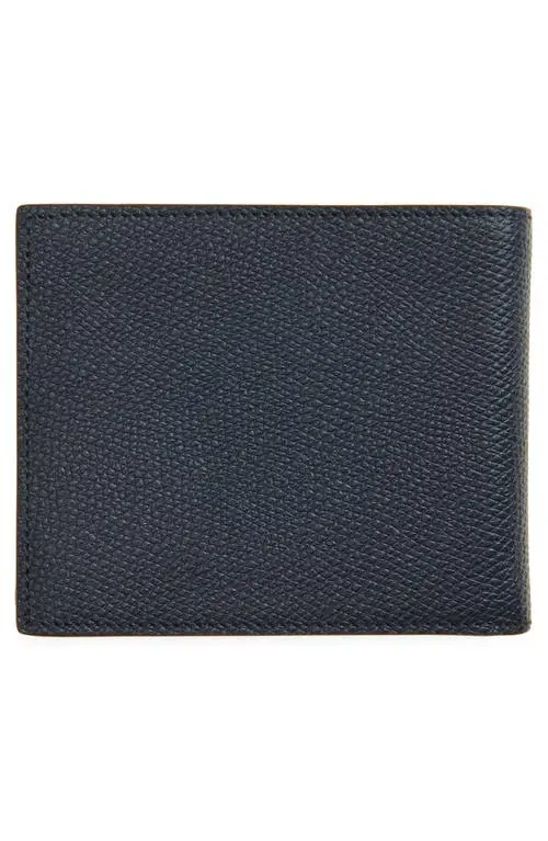 Valentino Garavani Vlogo Signature Bifold Leather Wallet - Marine