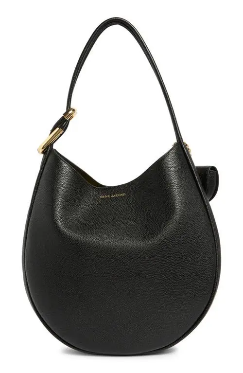 Marc Jacobs Large The Crescent Leather Shoulder Bag - Black