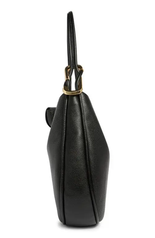 Marc Jacobs Large The Crescent Leather Shoulder Bag - Black
