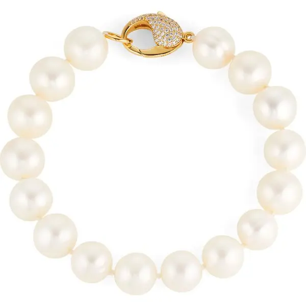 Nadri Freshwater Pearl Bracelet - Gold/pearl