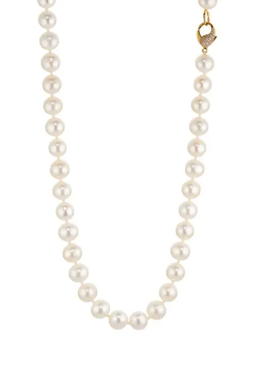 Nadri Freshwater Pearl Necklace - Gold