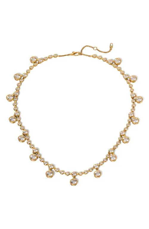 Nadri Brooklyn Cubic Zirconia Collar Necklace - Gold