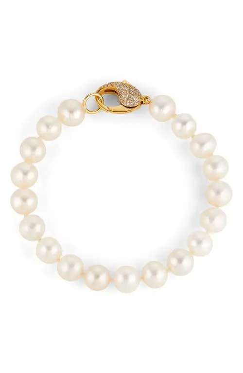 Nadri Freshwater Pearl Bracelet - Gold