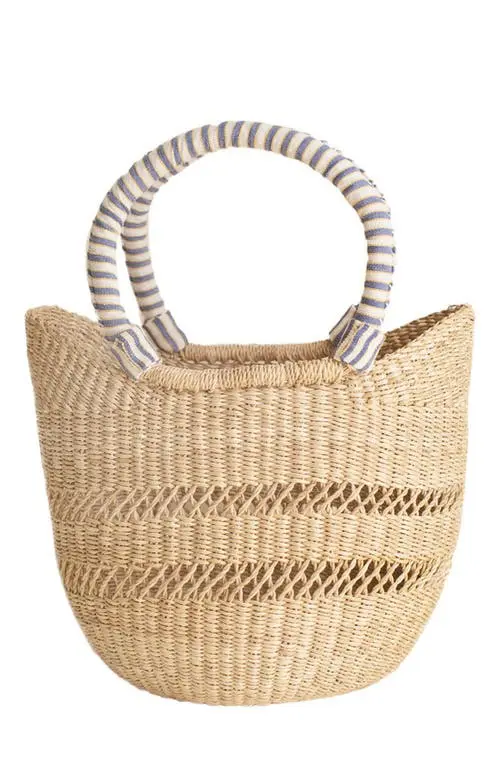 INDEGO AFRICA Bolga Tote Bag - Natural