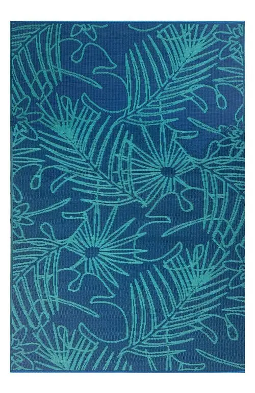 MAD MATS Palm Leaf Deep Turquoise