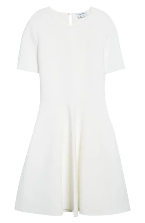 Alexander McQueen Jersey Fit & Flare Dress - Ivory