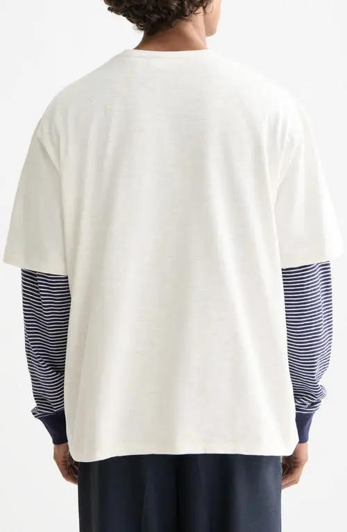 Scotch & Soda Loose Fit Logo Appliqué T-shirt