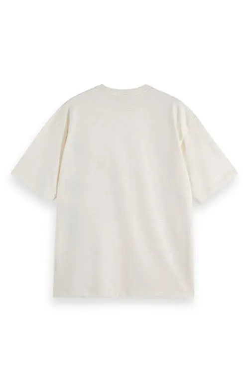 Scotch & Soda Loose Fit Logo Appliqué T-shirt