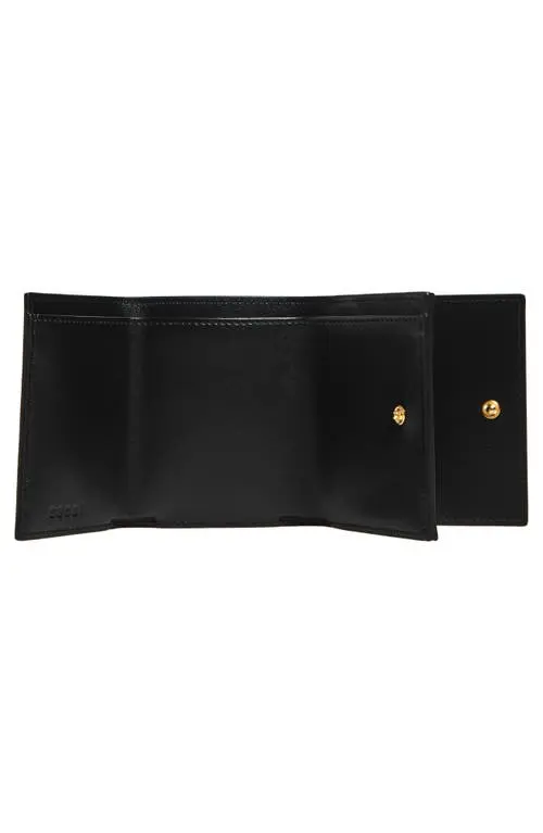 Sacai Loop Tie Leather Trifold Wallet