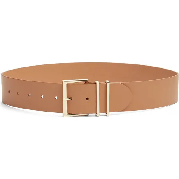 Nordstrom Leather Belt - Tan Macchiato