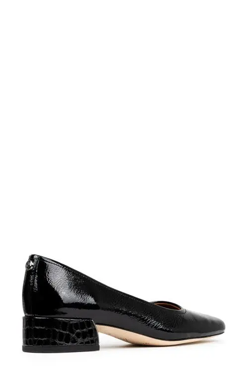 DONALD PLINER Block Heel Pump - Black