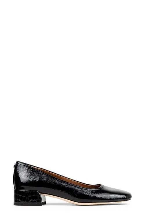 DONALD PLINER Block Heel Pump - Black