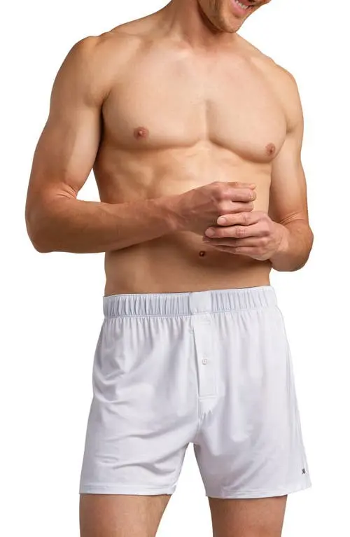 RHONE C.o.r. 5-inch Knit Boxers - Bright White