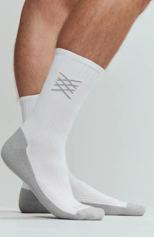 RHONE C.o.r. Crew Socks - White