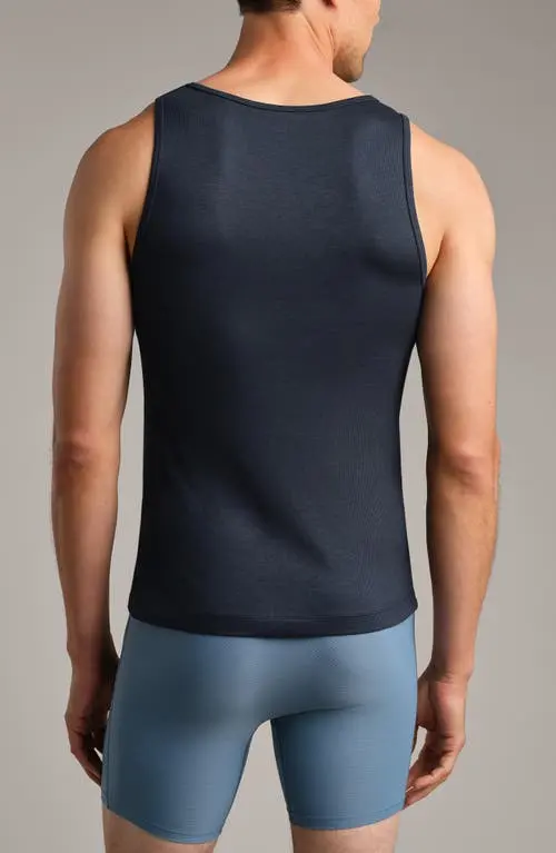 RHONE C.o.r. Ribbed Tank - True Navy