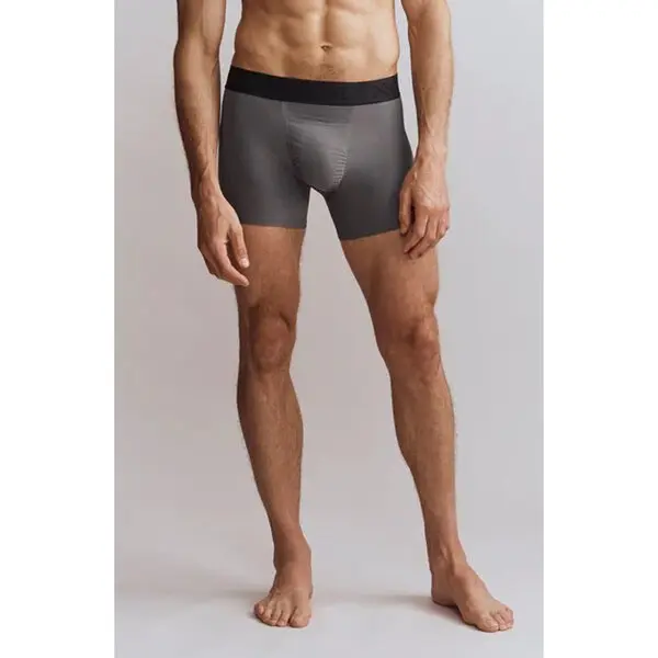RHONE Active C.o.r. 4-inch Performance Boxer Trunks - Smoke