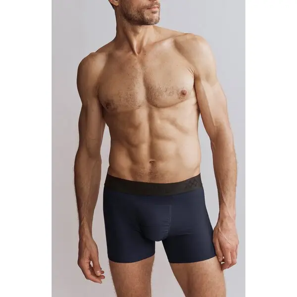RHONE Active C.o.r. 4-inch Performance Boxer Trunks - True Navy