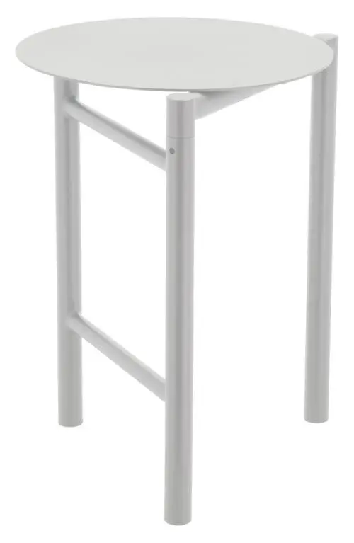 ZONE DENMARK Disc Stool - Soft Grey