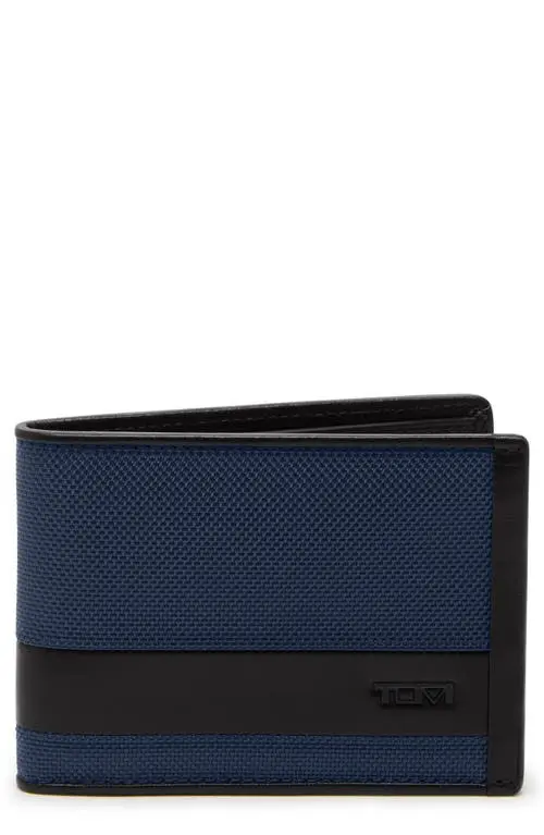 Tumi Alpha Double Bifold Wallet - Navy